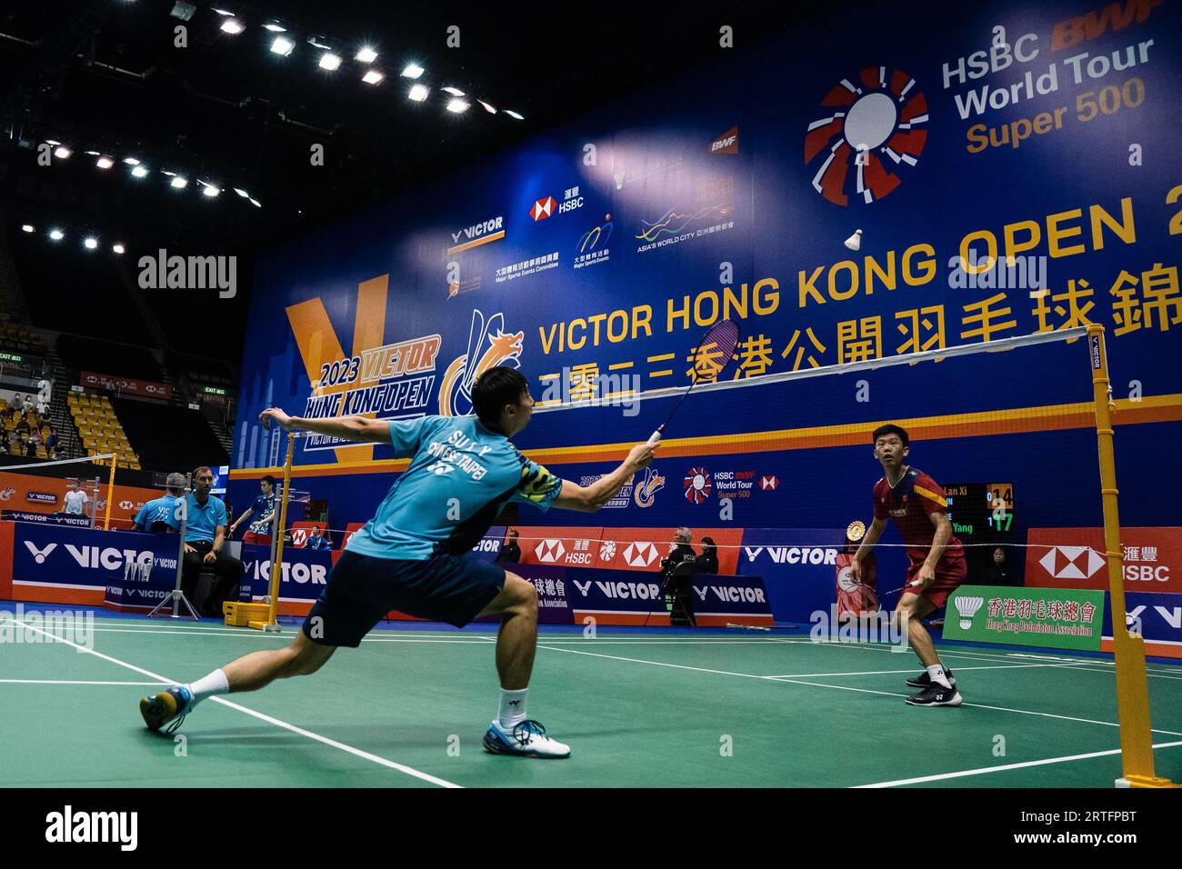 Hong Kong, China. 12th Sep, 2023. Su Li Yang of Chinese Taipei competes ...