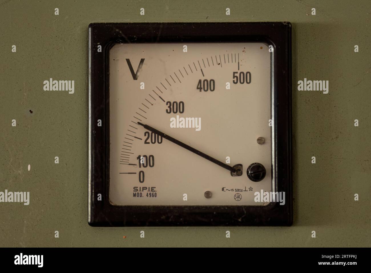 Milan, Italy 19 august 2023: Close-up of antiquated, obsolete high ...