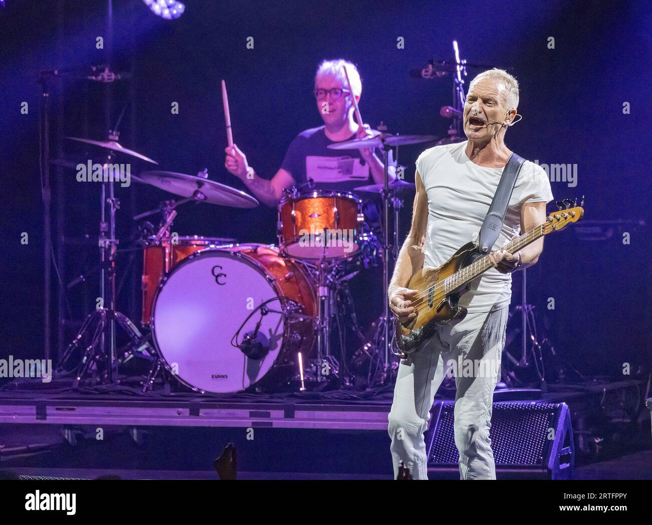 Hollywood, United States. 12th Sep, 2023. Sting performs on stage at ...