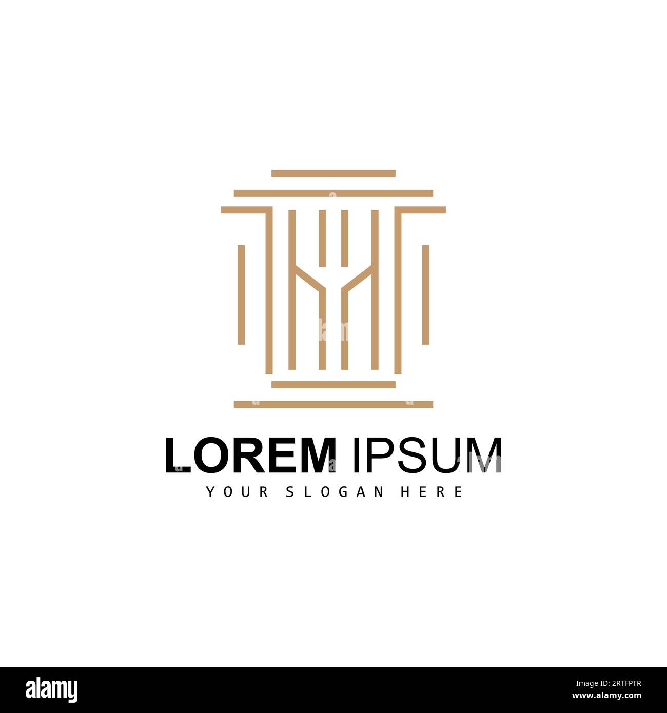 Pillar Logo, Law Design, Building Construction Pillar Vector, Product ...