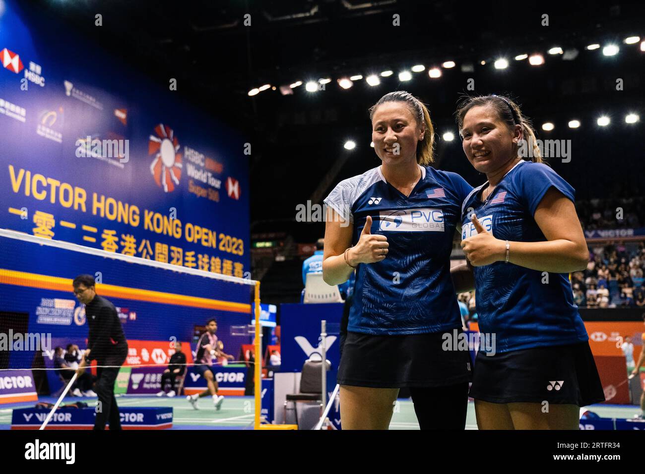 Hong Kong, China. 12th Sep, 2023. Paula Lynn Cao Hok and Lauren Lam of ...