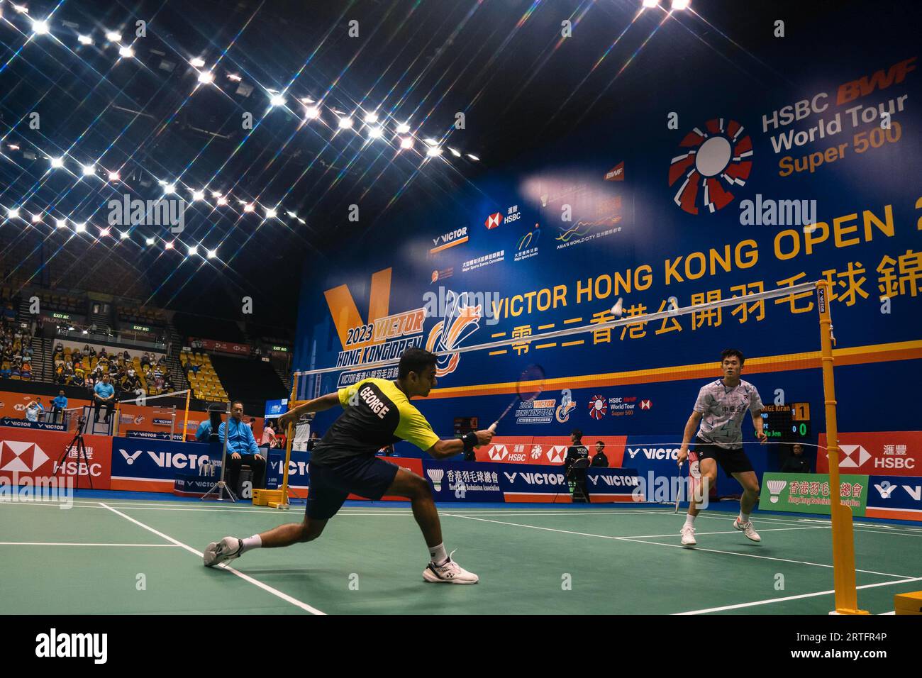 Hong Kong, China. 12th Sep, 2023. Chi Yu Jen of Chinese Taipei competes ...