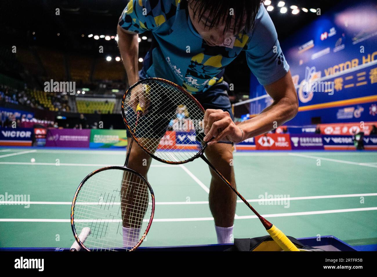 Hong Kong, China. 12th Sep, 2023. Su Li Yang of Chinese Taipei competes ...