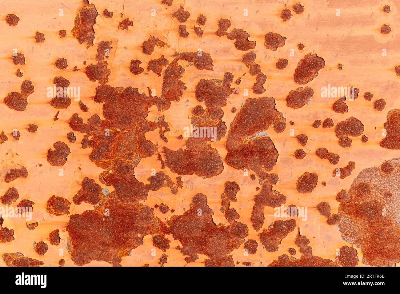 Close-up of a corroded metal surface showcasing the effects of ...