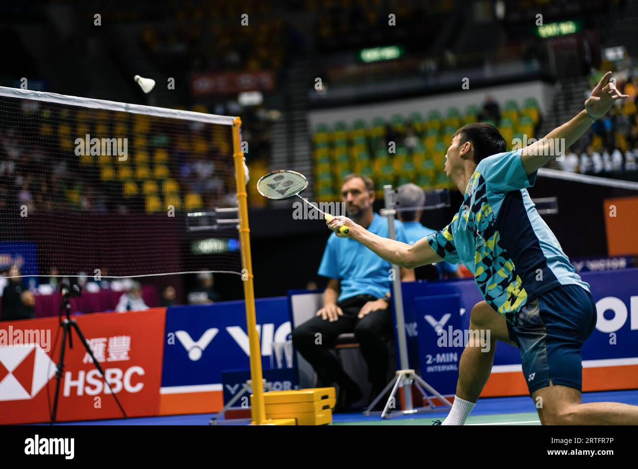 Hong Kong, China. 12th Sep, 2023. Su Li Yang of Chinese Taipei competes ...