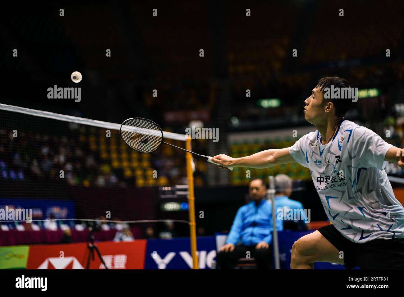 Hong Kong, China. 12th Sep, 2023. Chi Yu Jen of Chinese Taipei competes ...