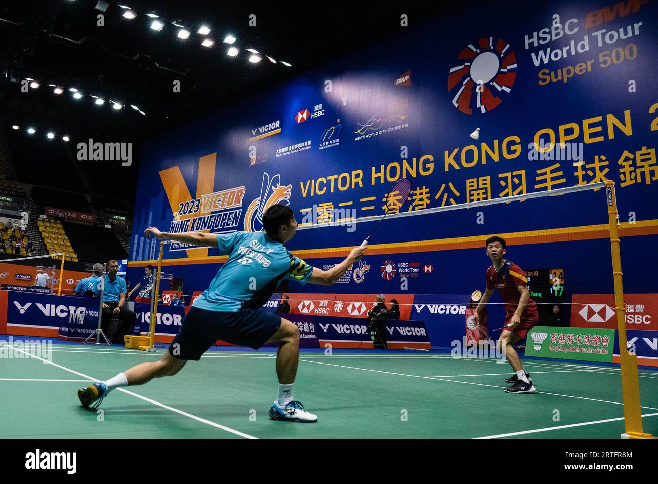 Hong Kong, China. 12th Sep, 2023. Su Li Yang of Chinese Taipei competes ...