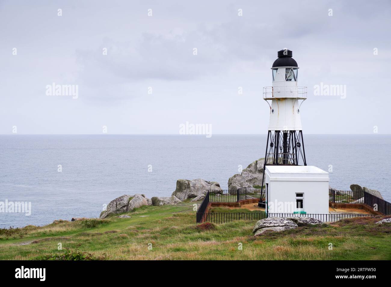 The picturesque Peninnis Head Lighthouse on St Marys island, Isles of ...