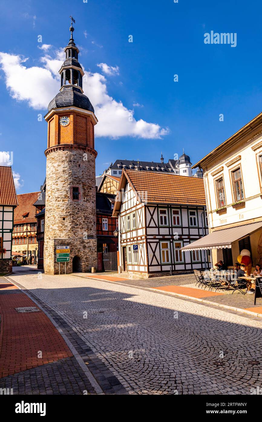 Exploring the southern Harz region in the beautiful half-timbered town ...