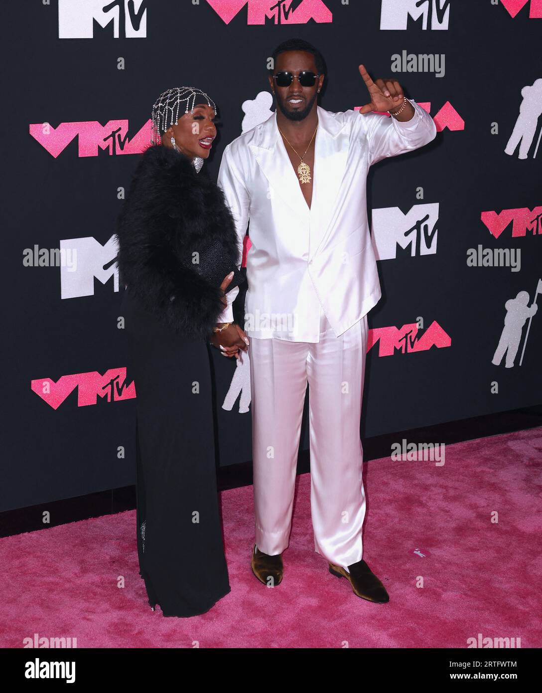 Newark, United States. 12th Sep, 2023. P Diddy with his mother attend ...