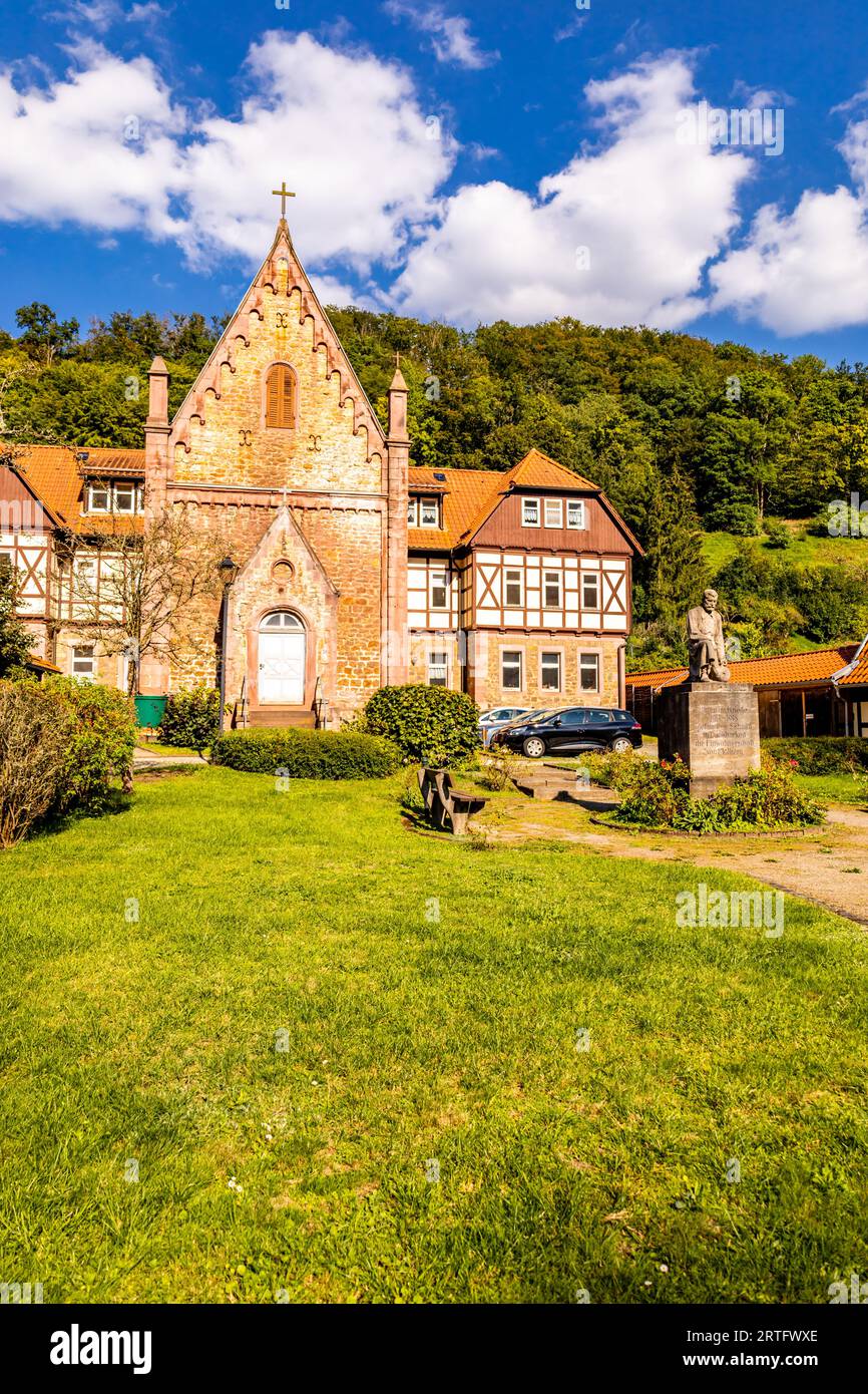 Exploring the southern Harz region in the beautiful half-timbered town ...