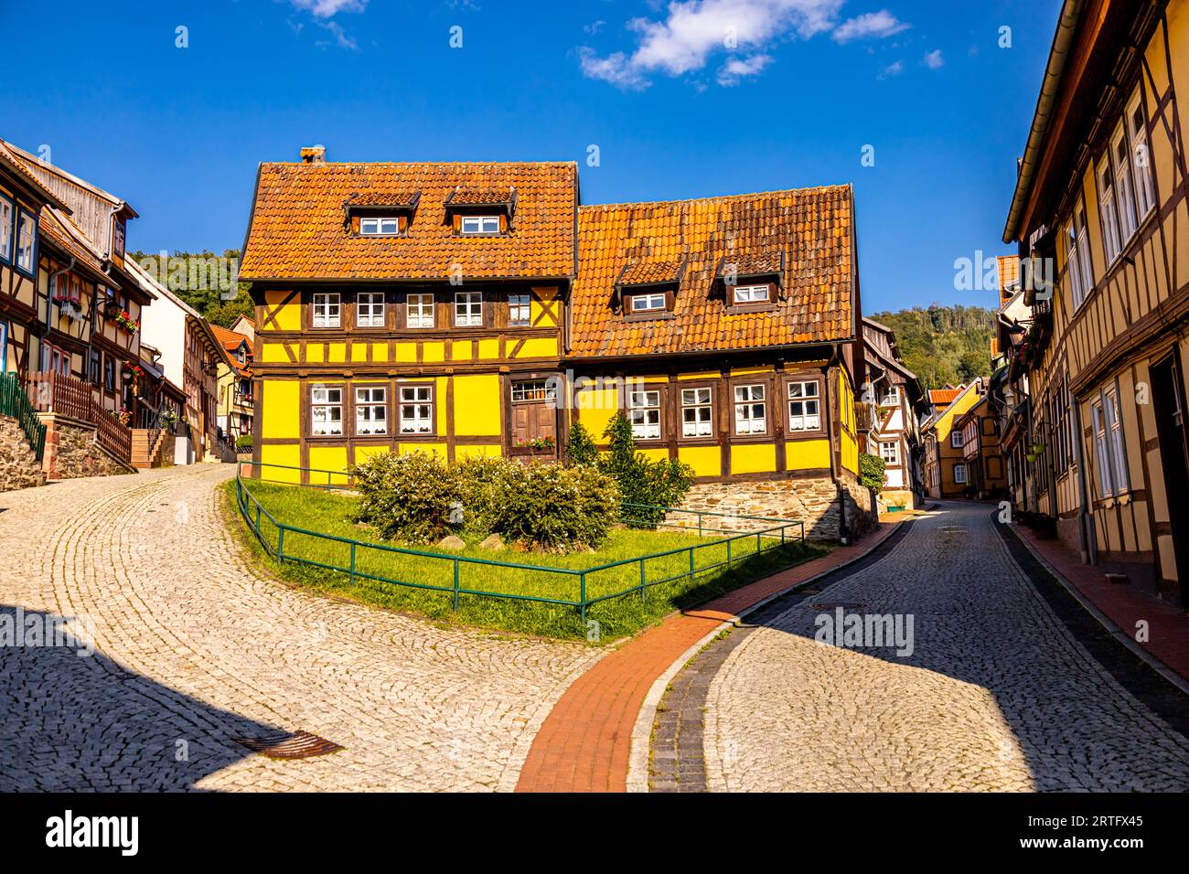 Exploring the southern Harz region in the beautiful half-timbered town ...