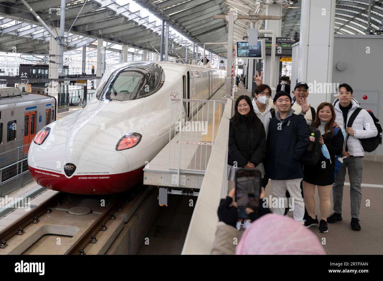 March 13, 2023, Nagasaki, Japan: The Kamome service Nishi Kyushu ...