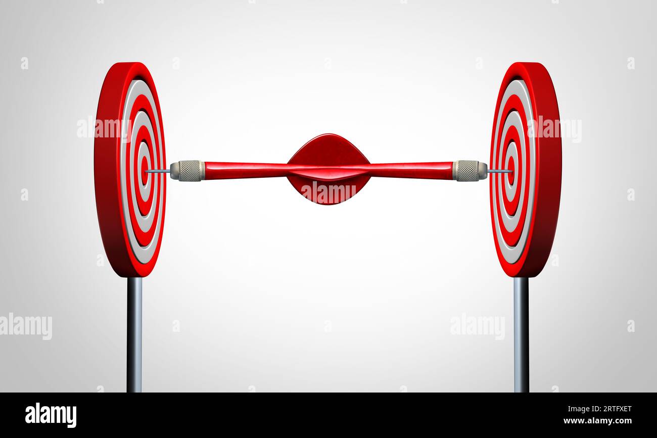 Multiple Goals Business Concept as a success metaphor for ambition and ...