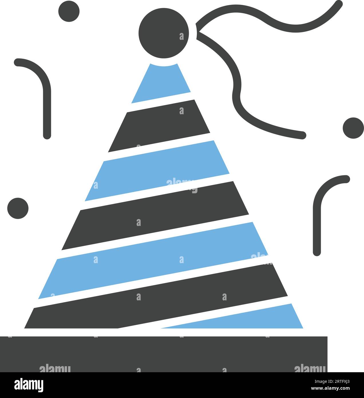 Party hat icon birthday hi-res stock photography and images - Alamy