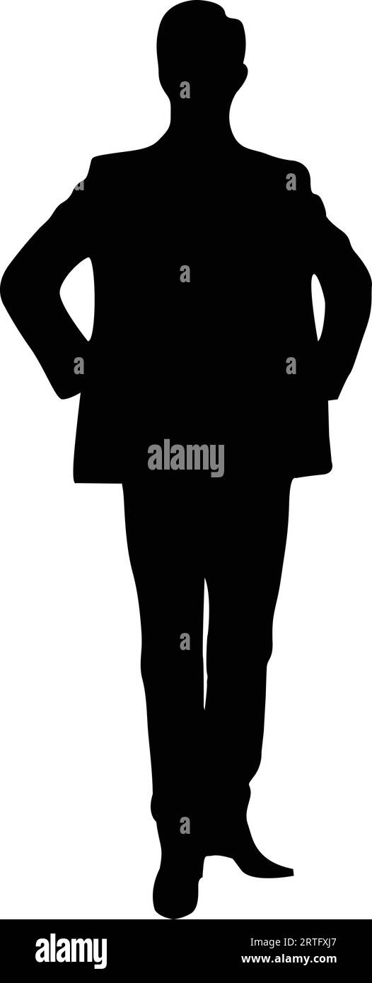 Man running in silhouette Stock Vector Images - Alamy