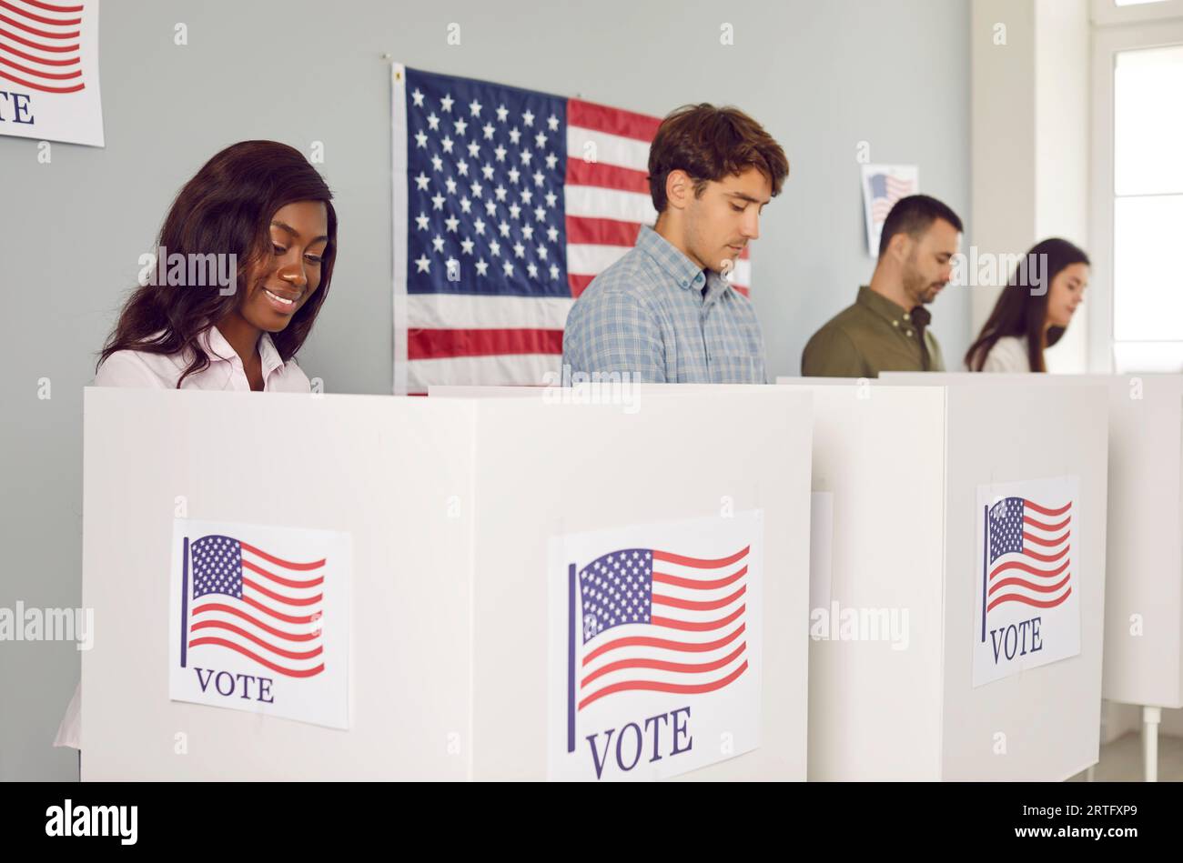 African americans voting hi-res stock photography and images - Alamy