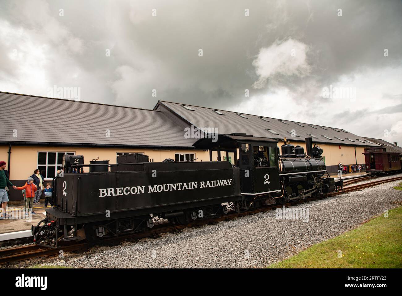Brecon Mountain Railway Stock Photo - Alamy