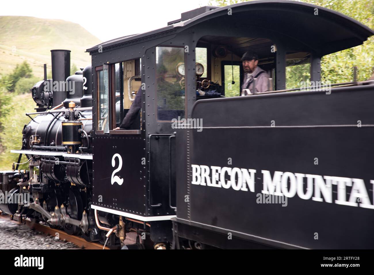 Brecon Mountain Railway Stock Photo - Alamy