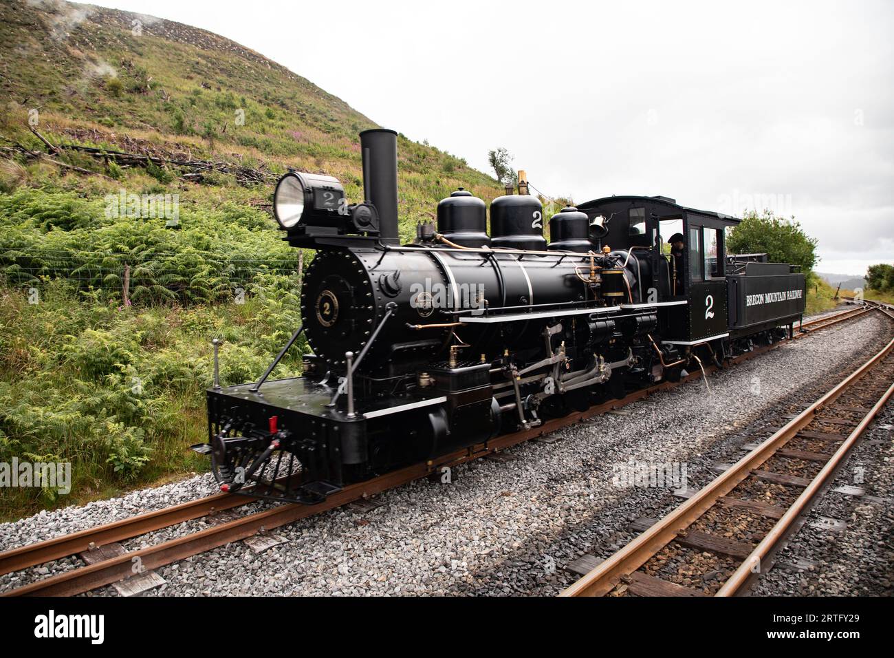 Brecon Mountain Railway Stock Photo - Alamy