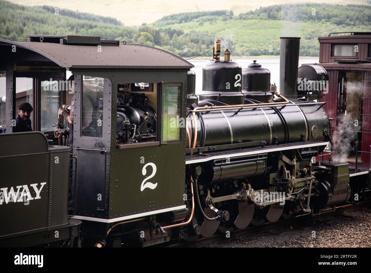 Number 2 train brecon railway hi-res stock photography and images - Alamy