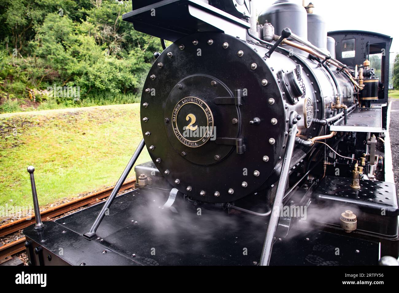 Number 2 train brecon railway hi-res stock photography and images - Alamy