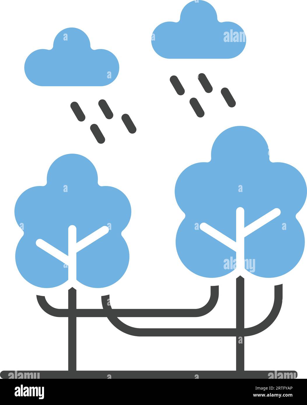 Rainforest illustration Cut Out Stock Images & Pictures - Alamy