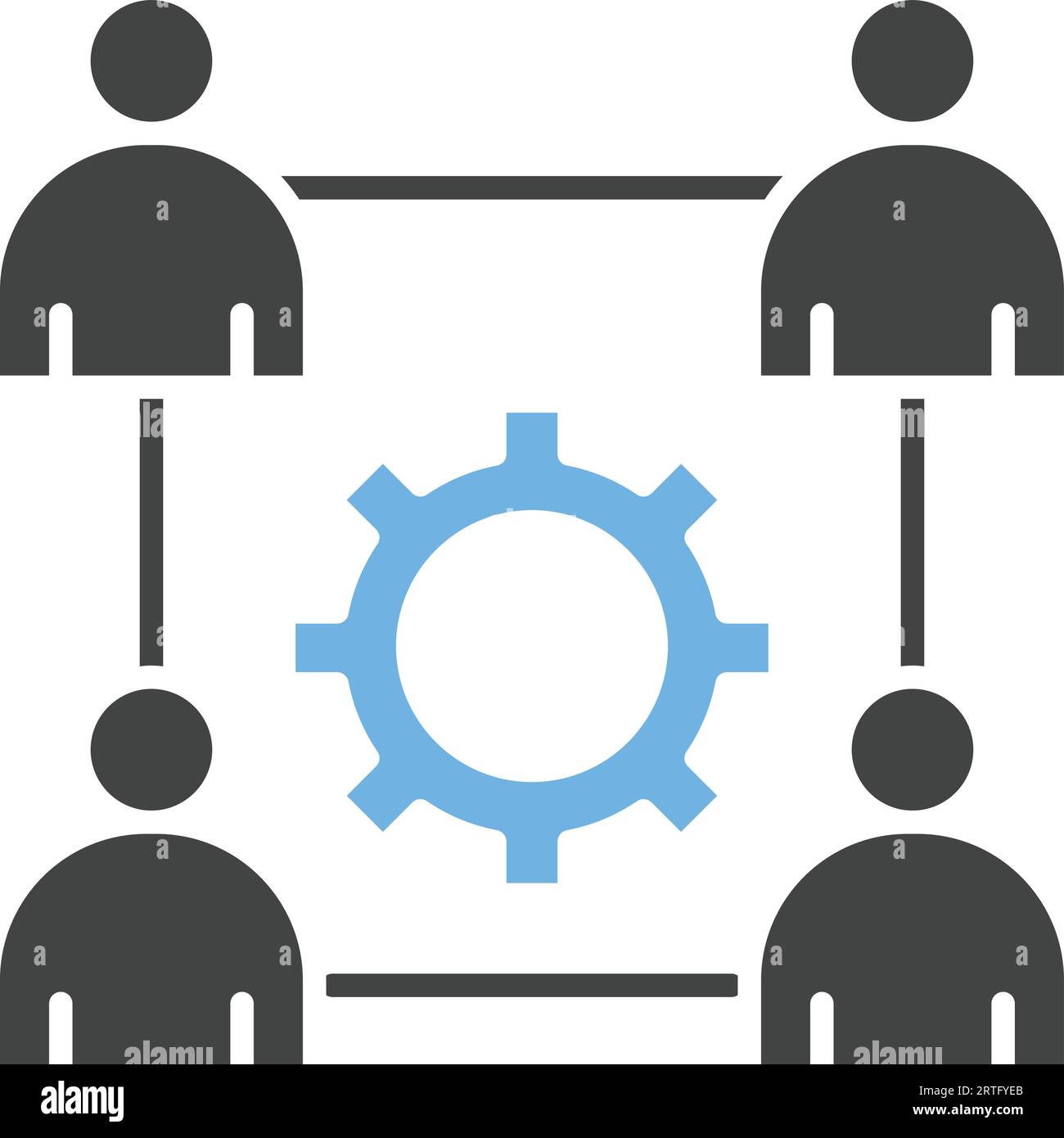 Outsource Management Icon Image Stock Vector Image & Art - Alamy