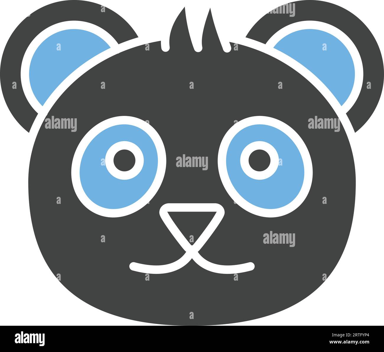 Panda Icon Image Stock Vector Image & Art - Alamy