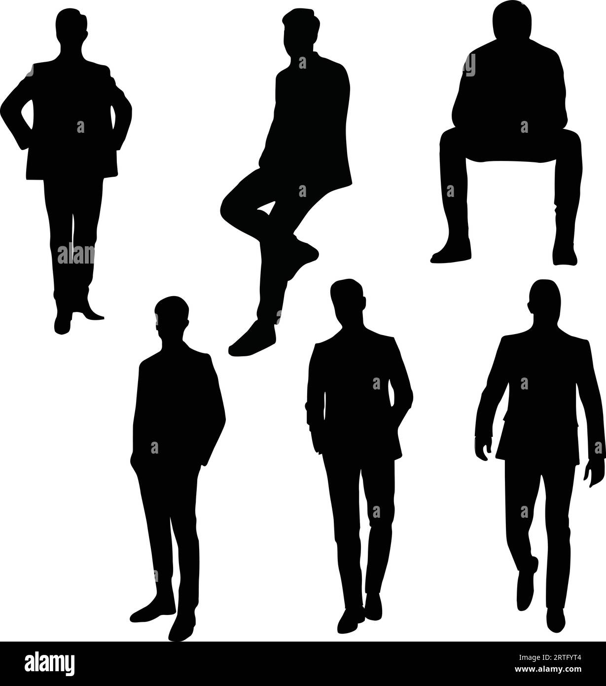 Silhouette man standing figure hi-res stock photography and images - Alamy