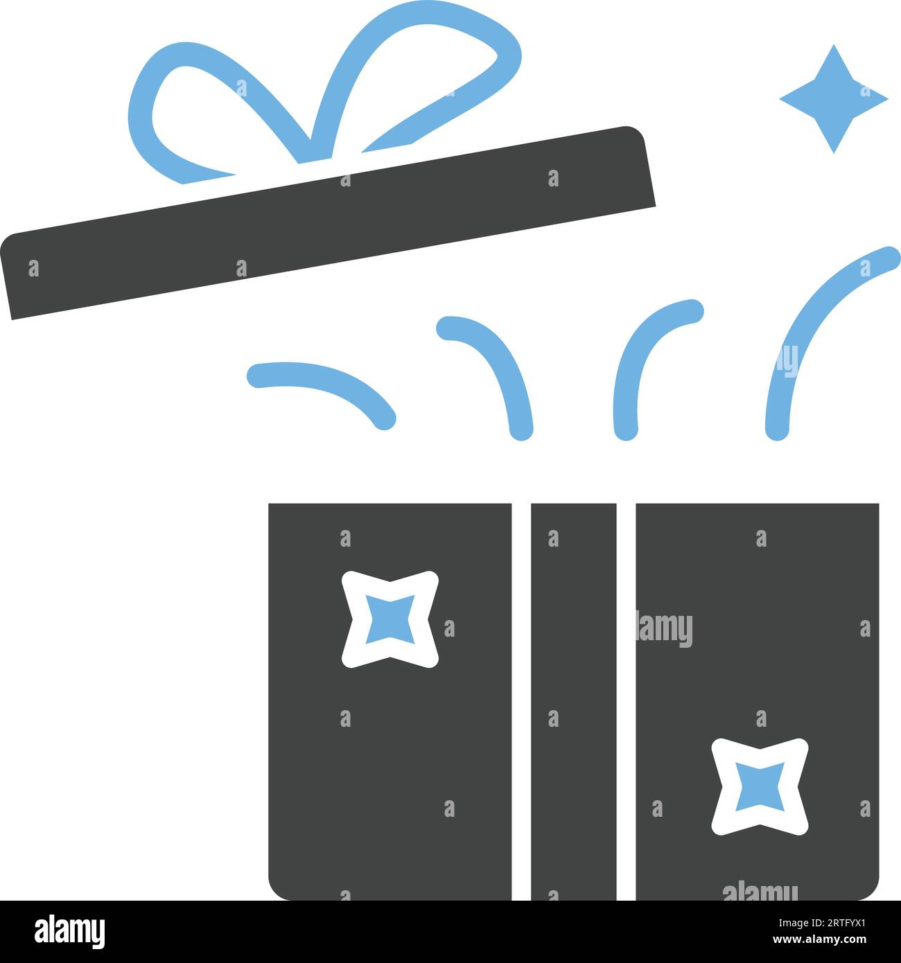 Surprised by present Stock Vector Images - Alamy