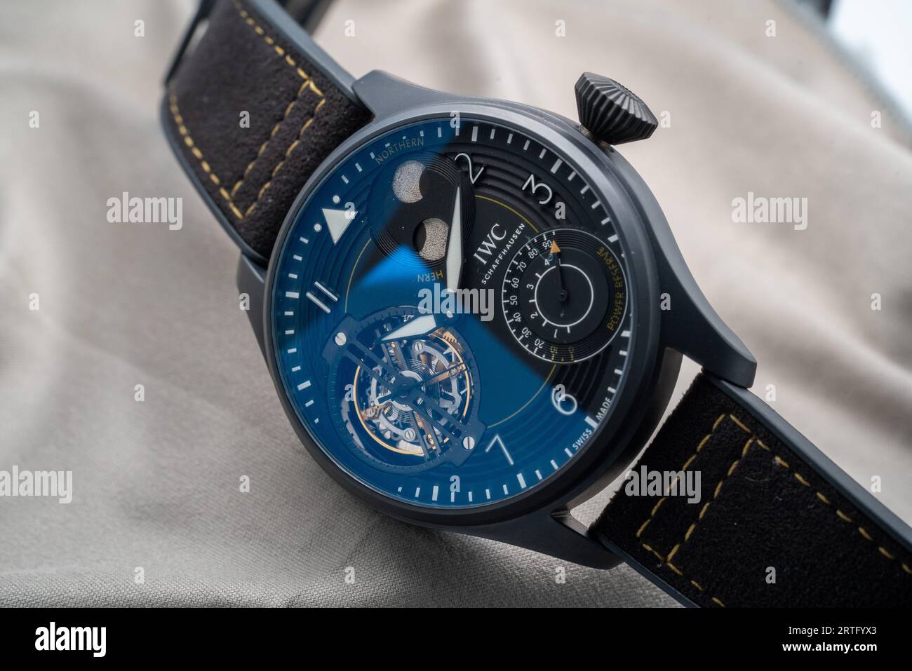 IWC Big Pilot Constant-Force Tourbillon IWC Racing IW590501 Stock Photo ...