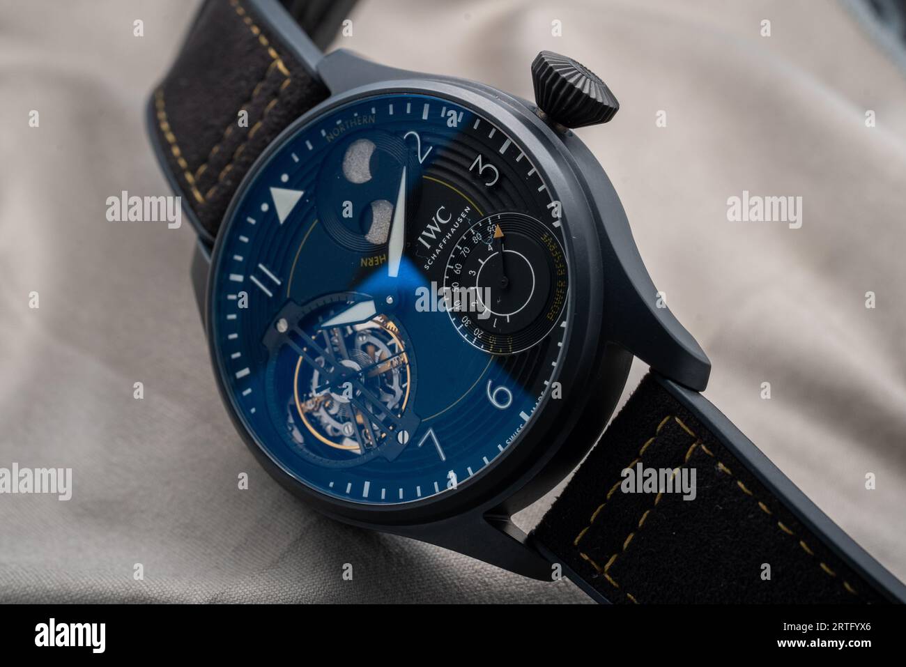 IWC Big Pilot Constant-Force Tourbillon IWC Racing IW590501 Stock Photo ...