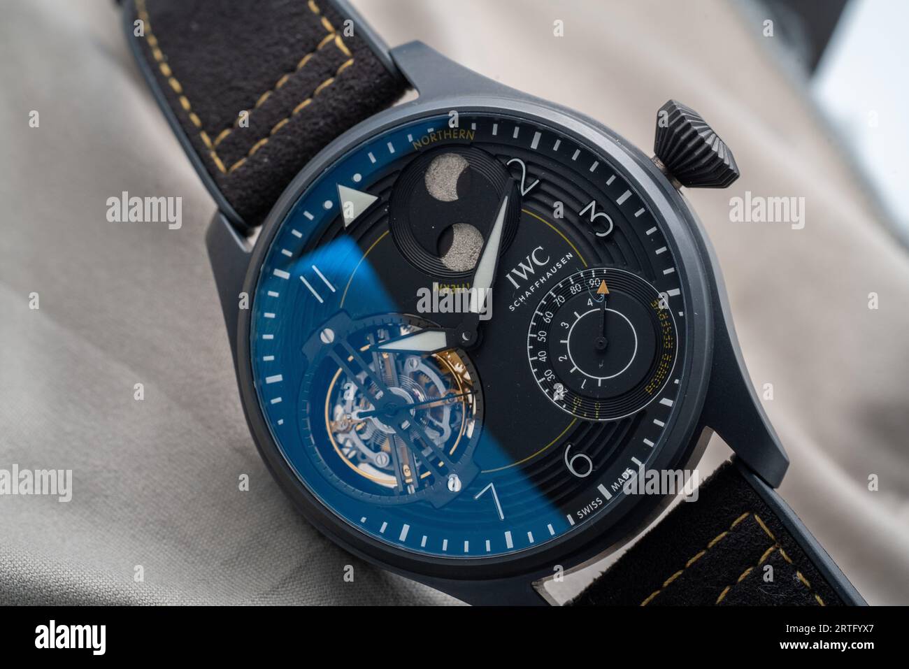 IWC Big Pilot Constant-Force Tourbillon IWC Racing IW590501 Stock Photo ...