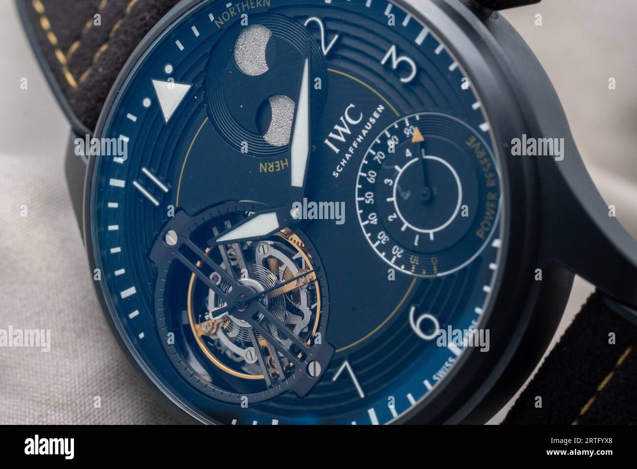 IWC Big Pilot Constant-Force Tourbillon IWC Racing IW590501 Stock Photo ...