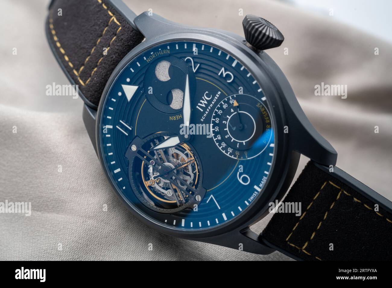 IWC Big Pilot Constant-Force Tourbillon IWC Racing IW590501 Stock Photo ...
