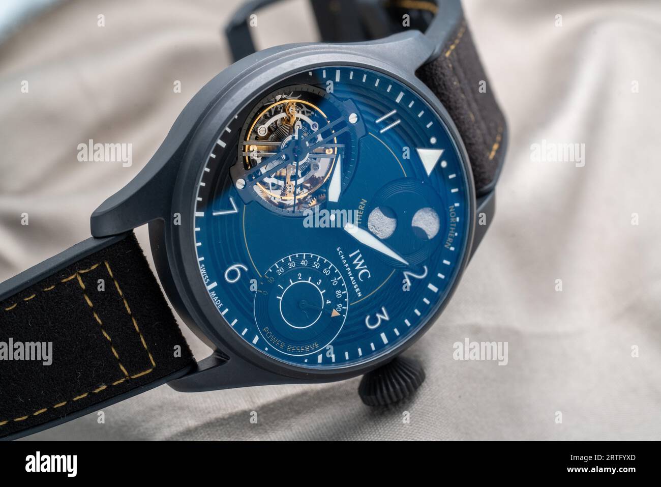 IWC Big Pilot Constant-Force Tourbillon IWC Racing IW590501 Stock Photo ...