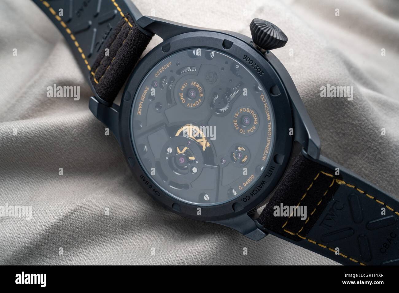 IWC Big Pilot Constant-Force Tourbillon IWC Racing IW590501 Stock Photo ...