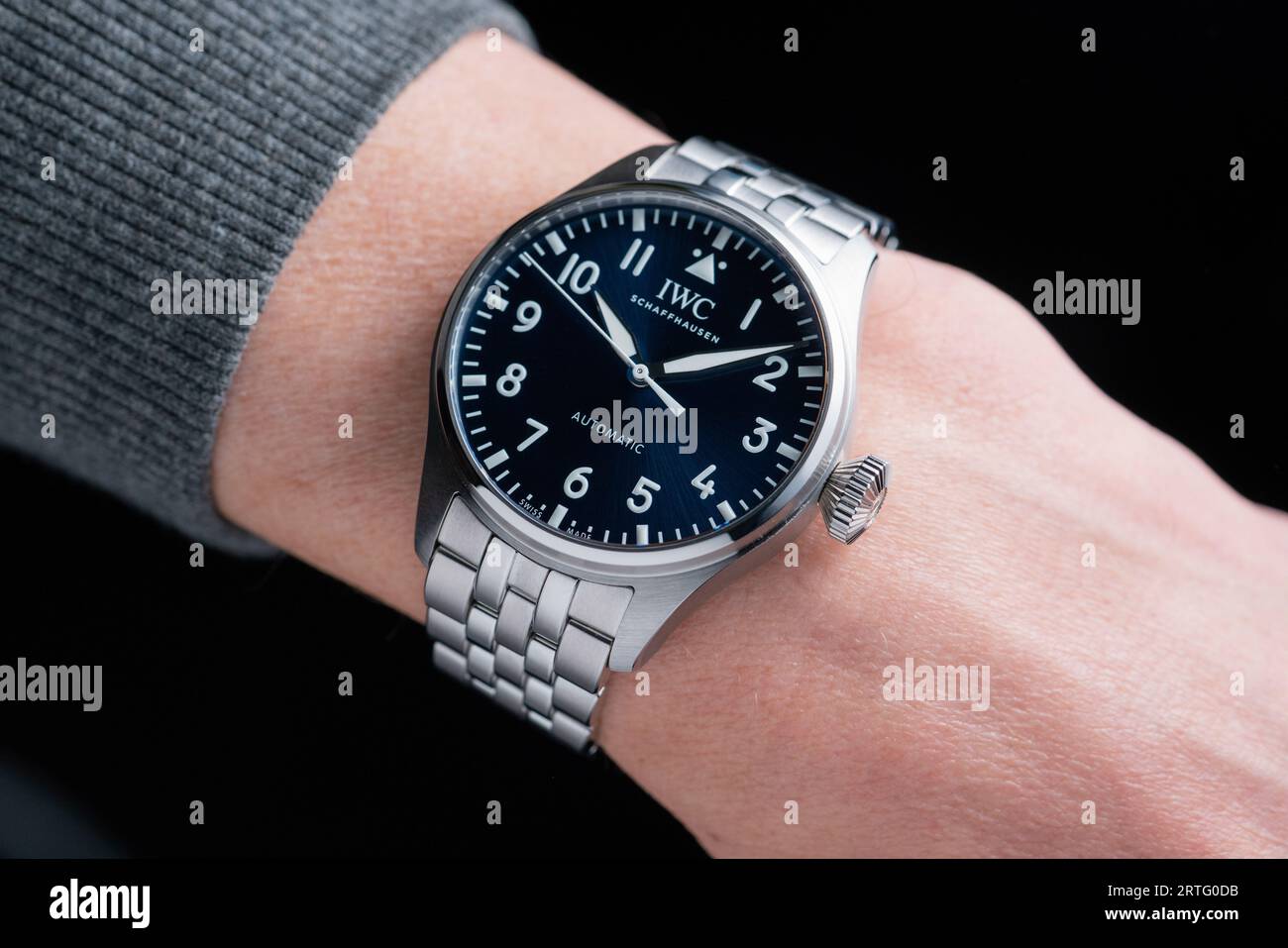 IWC Big Pilot's models Stock Photo - Alamy