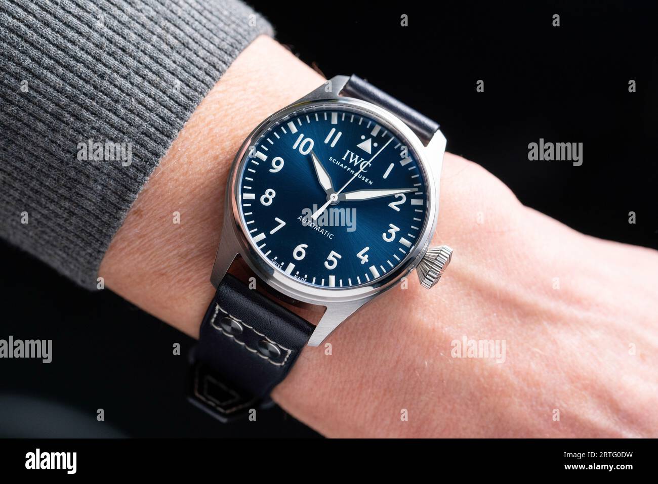IWC Big Pilot's models Stock Photo - Alamy