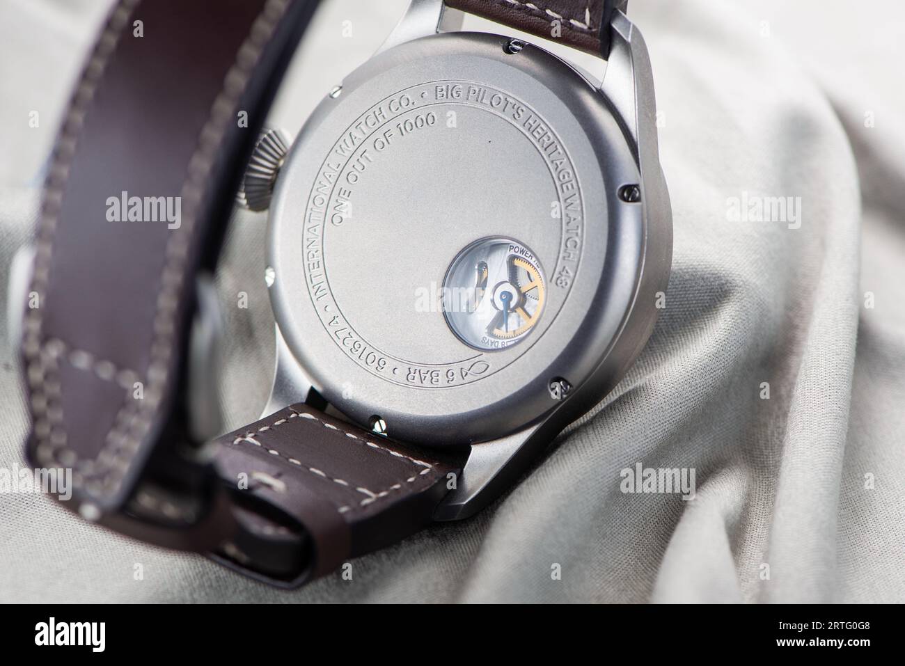 IWC Big Pilot's models Stock Photo - Alamy