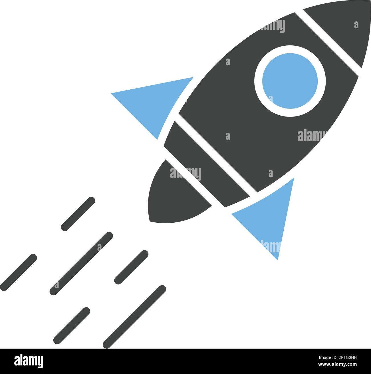 Missile rocket icon in outline hi-res stock photography and images - Alamy