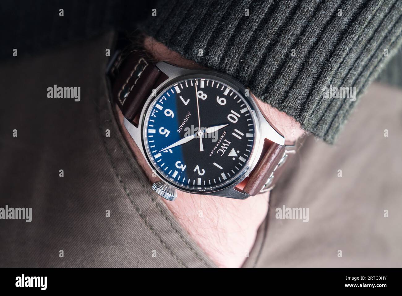 IWC Big Pilot's models Stock Photo - Alamy