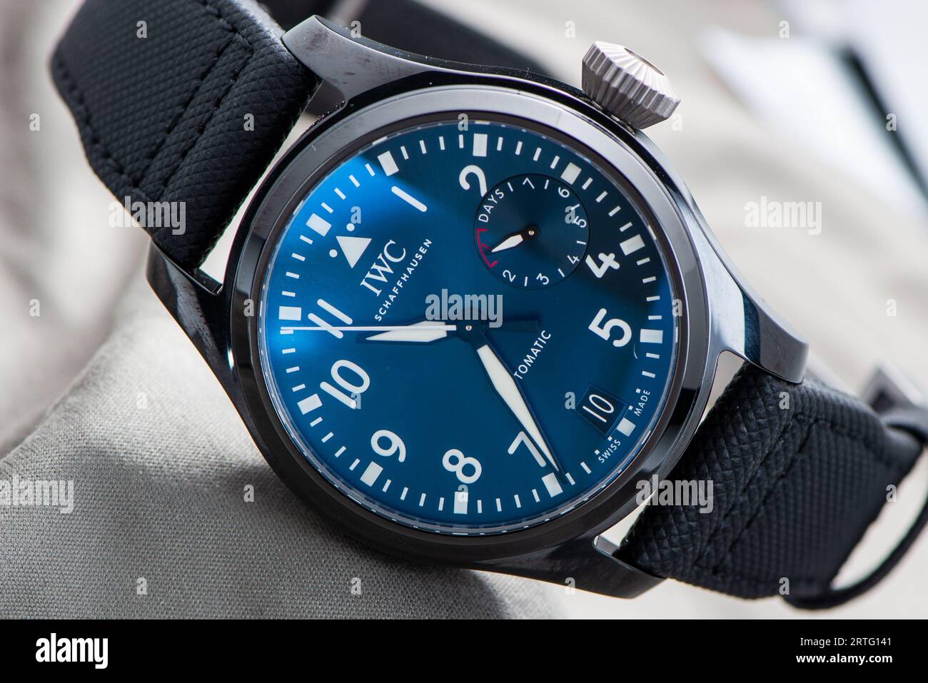 IWC Big Pilot's models Stock Photo - Alamy