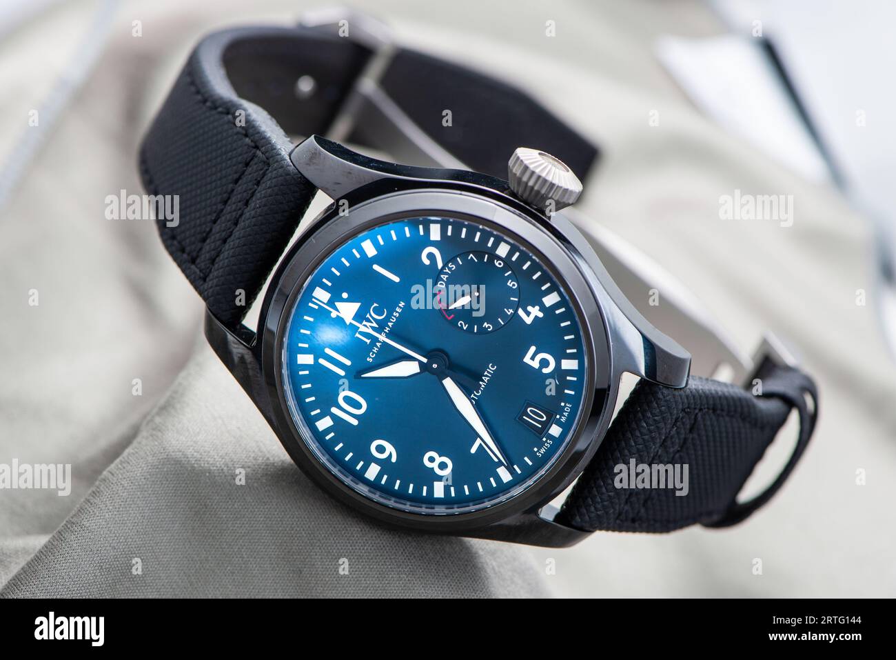 IWC Big Pilot's models Stock Photo - Alamy