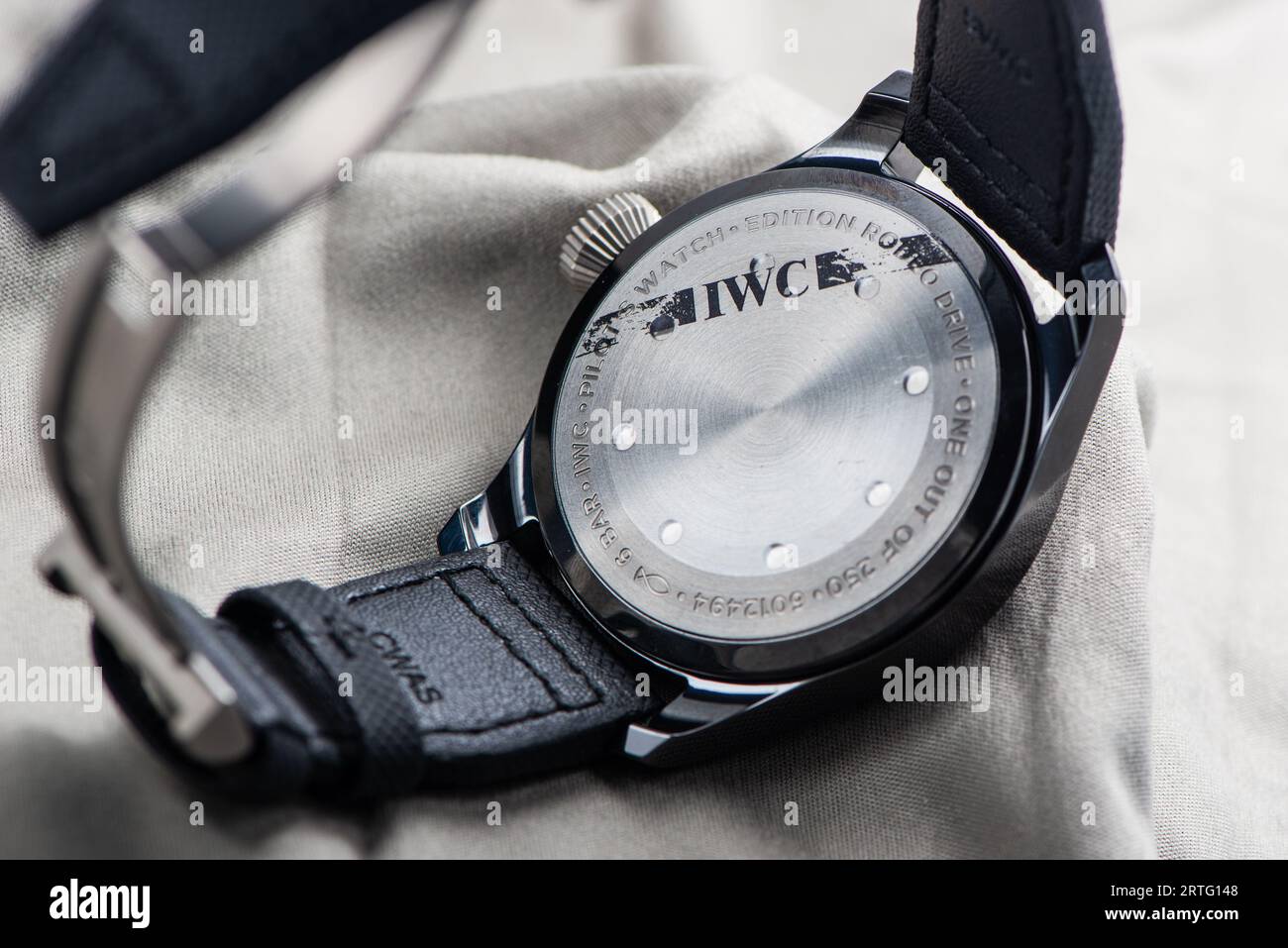 IWC Big Pilot's models Stock Photo - Alamy