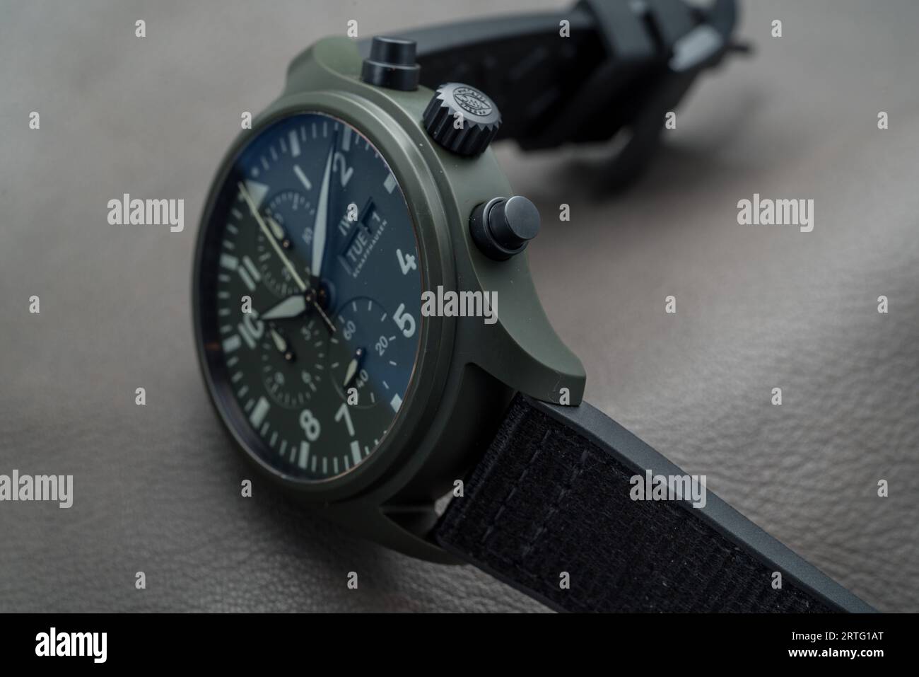 Various IWC Pilot's Watch models in ceramic as seen during SIHH in ...