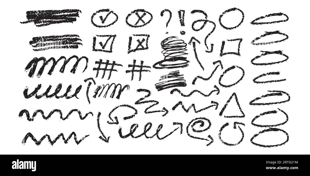 Scratchy lines vector hi-res stock photography and images - Alamy