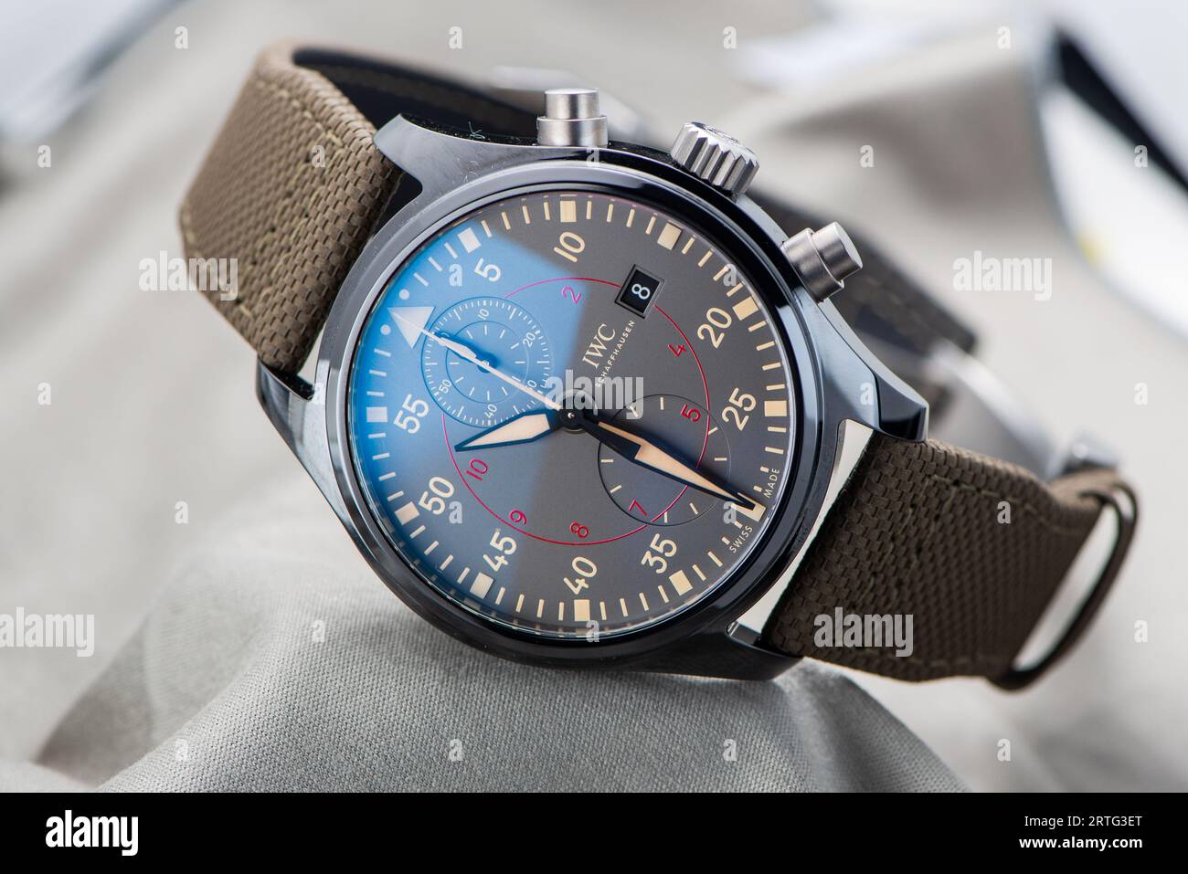 IWC Pilot's Watch Top Gun IW389002 Stock Photo - Alamy