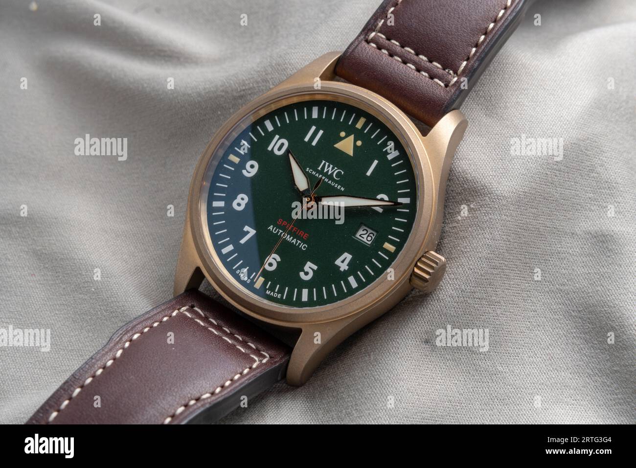 IWC Pilot’s Automatic Spitfire Stock Photo - Alamy